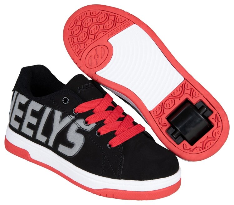 Роликовые кроссовки Heelys Split (HE101382) Black/Red HLY-B1W-6885: 3 ...